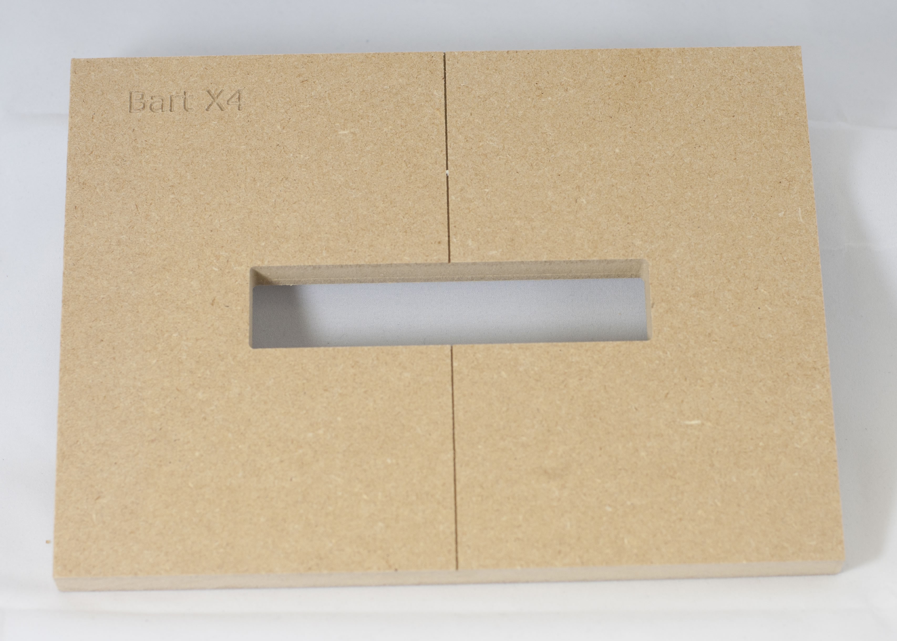Mike Plyler Pickup Routing Template for Bart X4 - Best Bass Gear